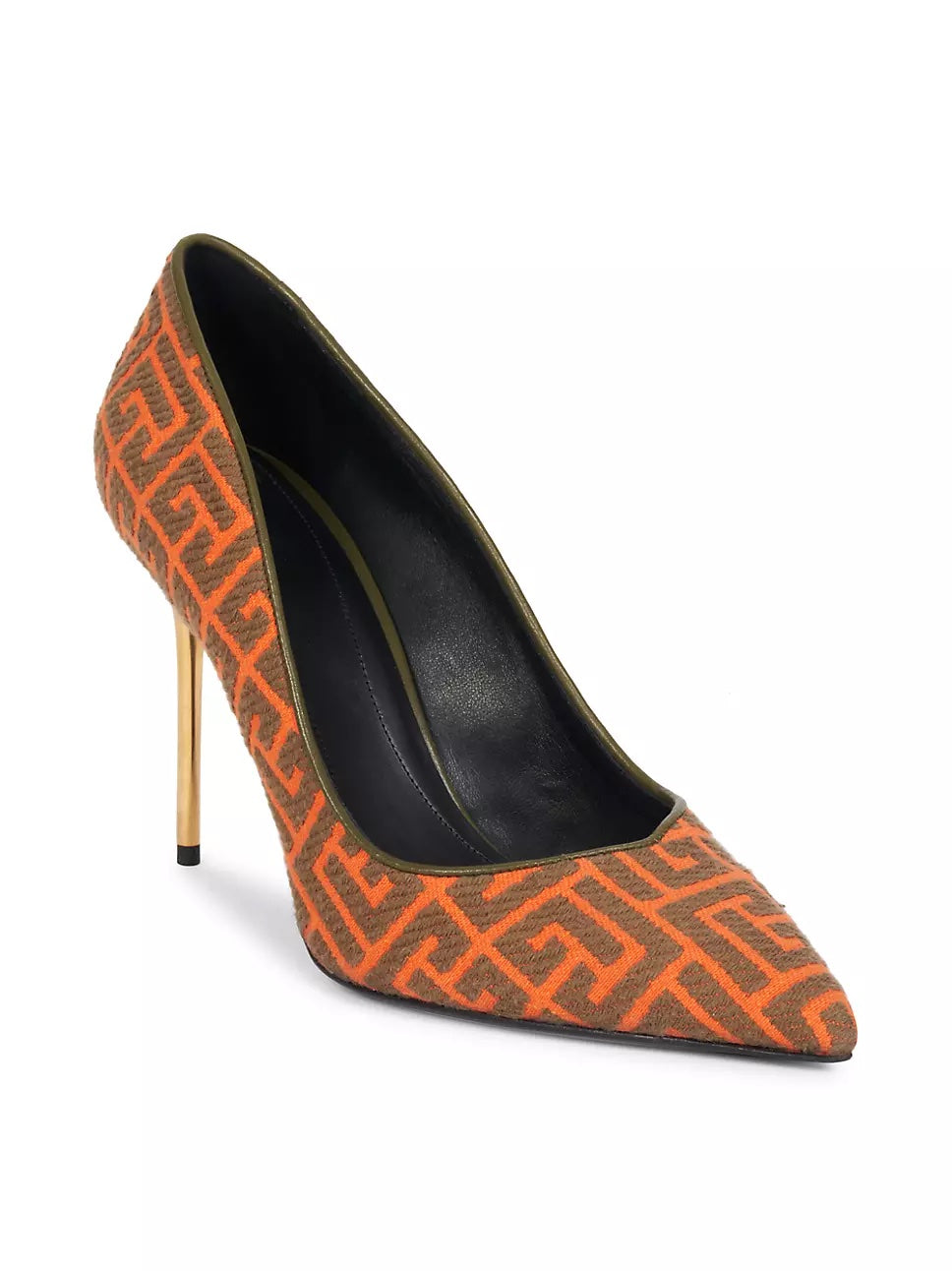 BALMAIN RUGBY MONOGRAM JACQUARD PUMPS – Caroline's Fashion Luxuries