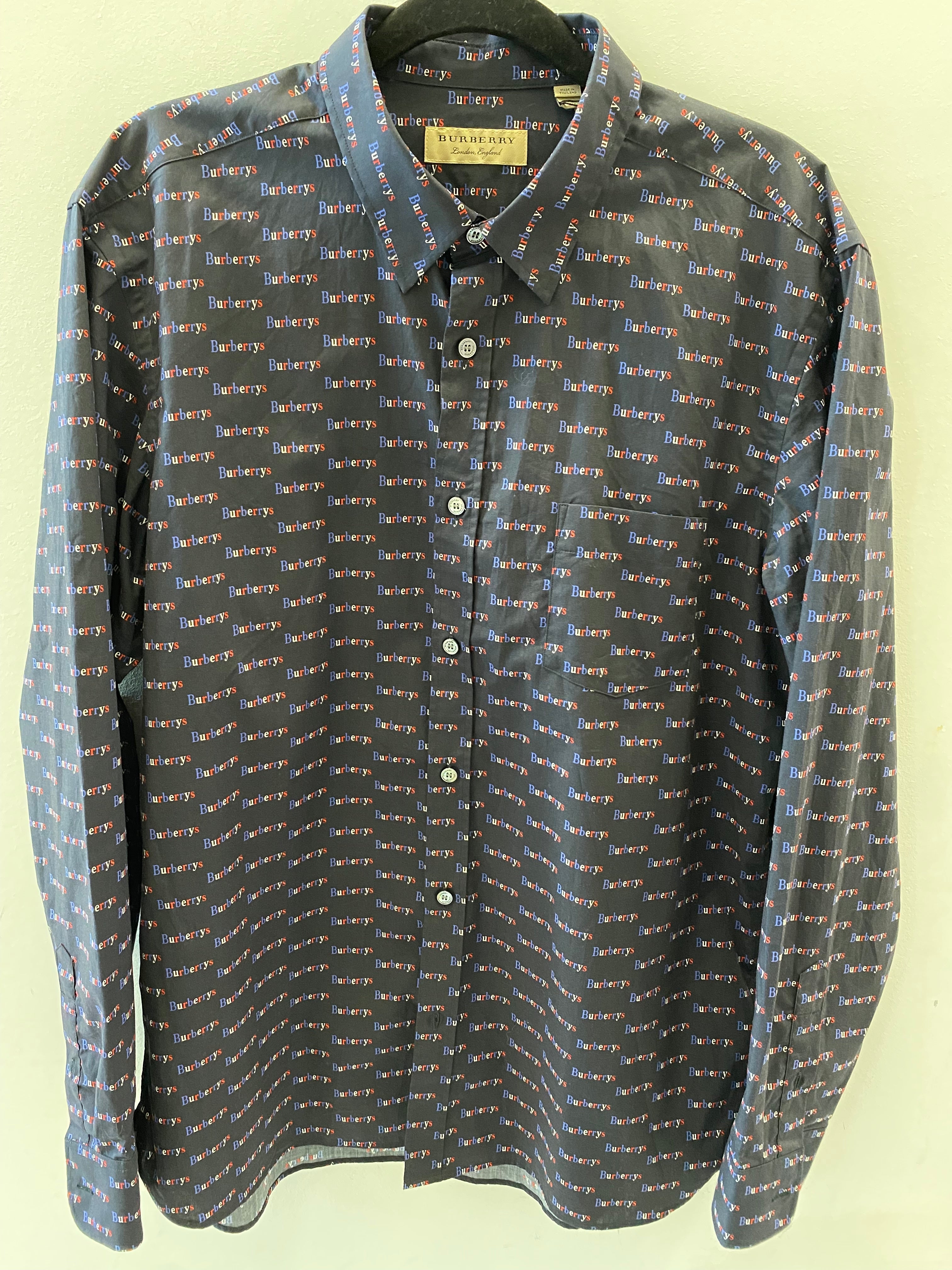 BURBERRY BUTTON DOWN SHIRT – Caroline's Fashion Luxuries