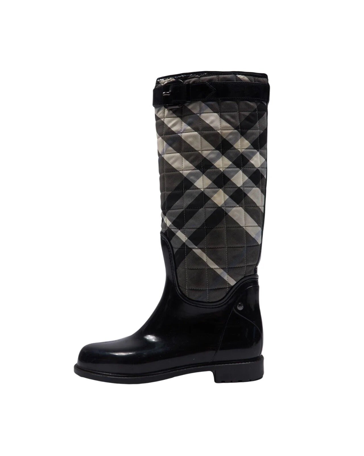 BURBERRY NOVA CHECK TALL RAIN BOOTS – Caroline's Fashion Luxuries