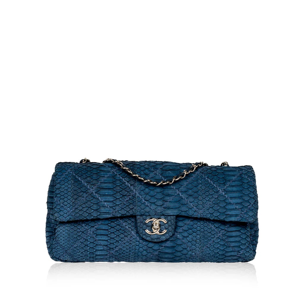 CHANEL ULTRA STITCH PYTHON FLAP SHOULDER BAG-HS – Caroline's Fashion ...