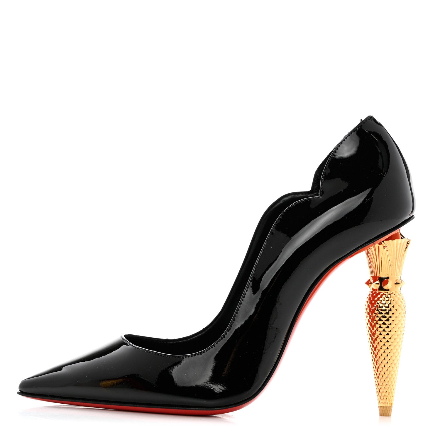 CHRISTIAN LOUBOUTIN HOT CHICK LIPCHICK 100 PUMPS – Caroline's Fashion ...