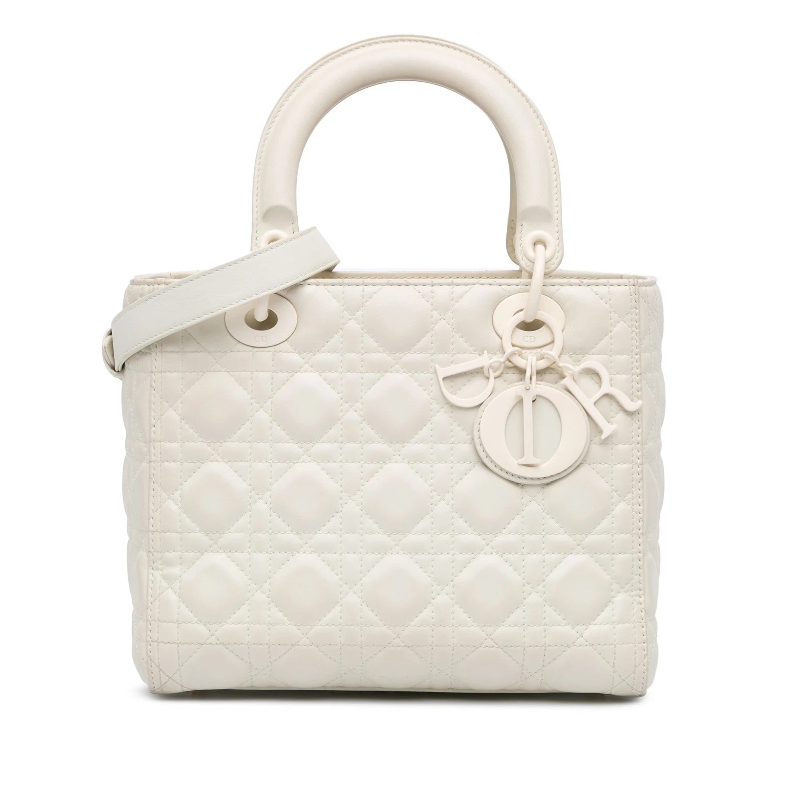 DIOR MEDIUM ULTRA MATTE CALFSKIN LEATHER CANNAGE LADY DIOR – Caroline's ...