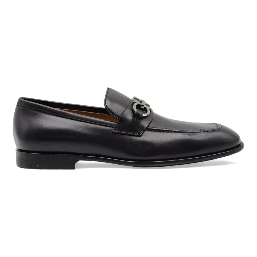 SALVATORE FERRAGAMO PAVIA GANCINI LEATHER LOAFERS – Caroline's Fashion ...