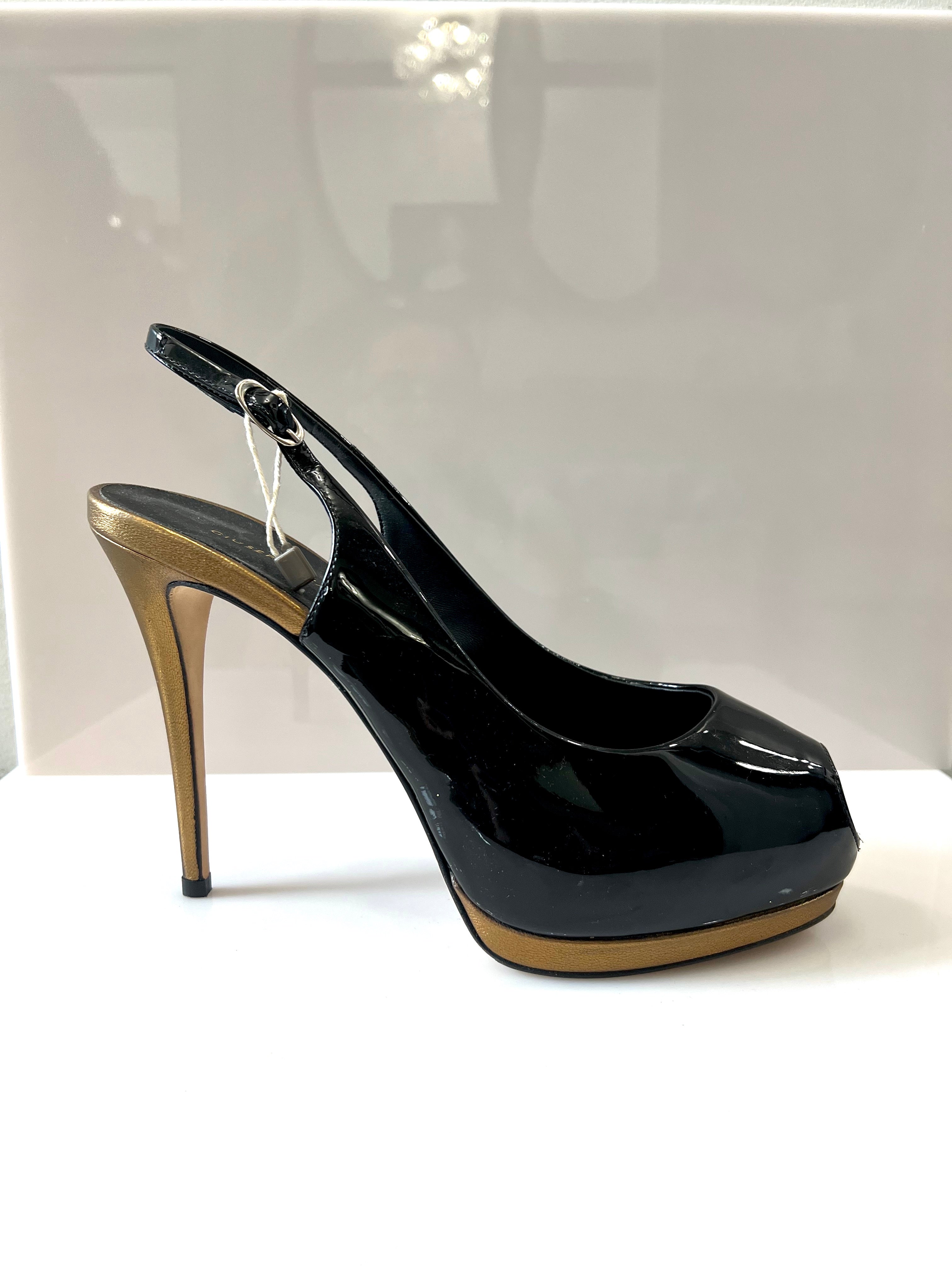 GIUSEPPE ZANOTTI SHARON PLATFORM SLINGBACK PUMPS – Caroline's Fashion ...