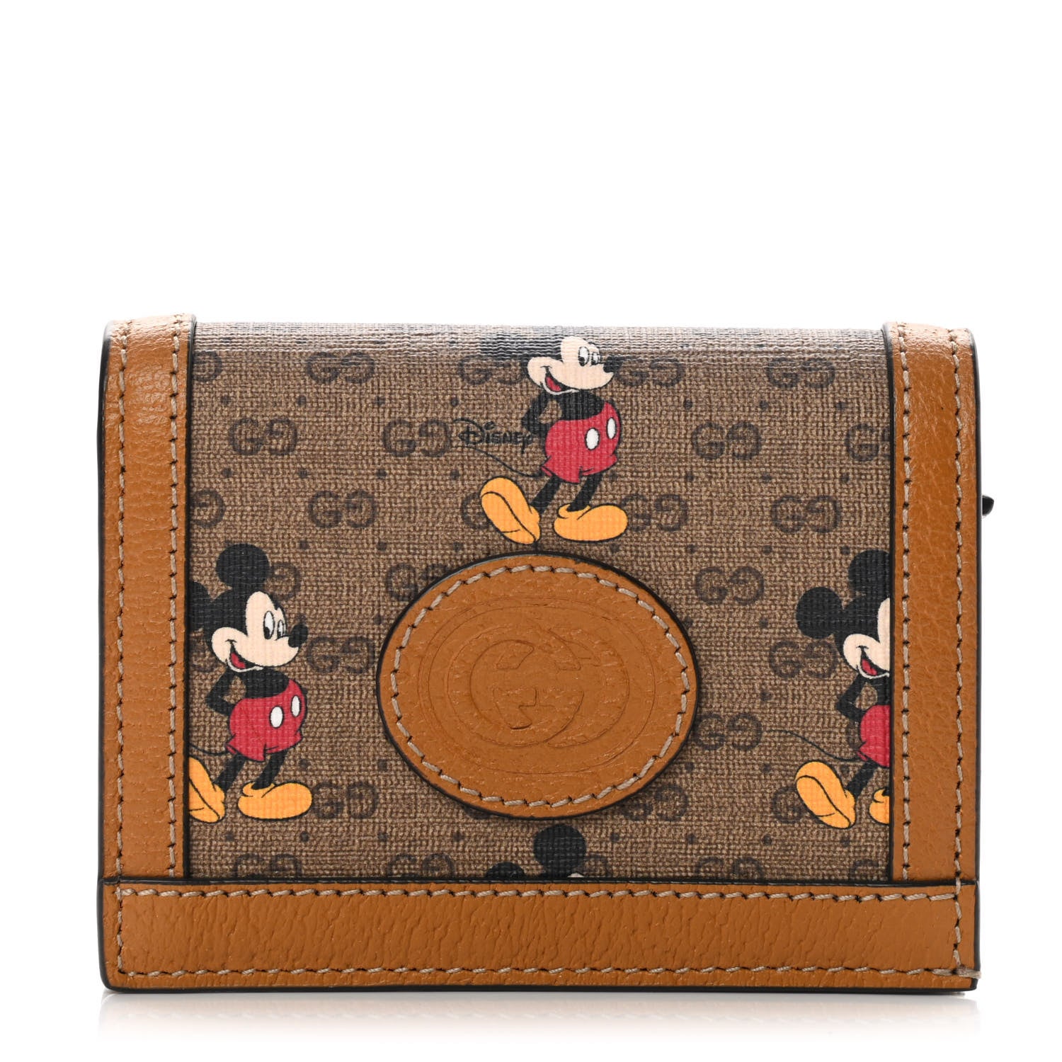 GUCCI X DISNEY GG SUPREME MONOGRAM MICKEY MOUSE MINI WALLET – Caroline ...