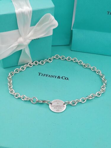 TIFFANY & CO. RTT OVAL CHOKER NECKLACE – Caroline's Fashion Luxuries