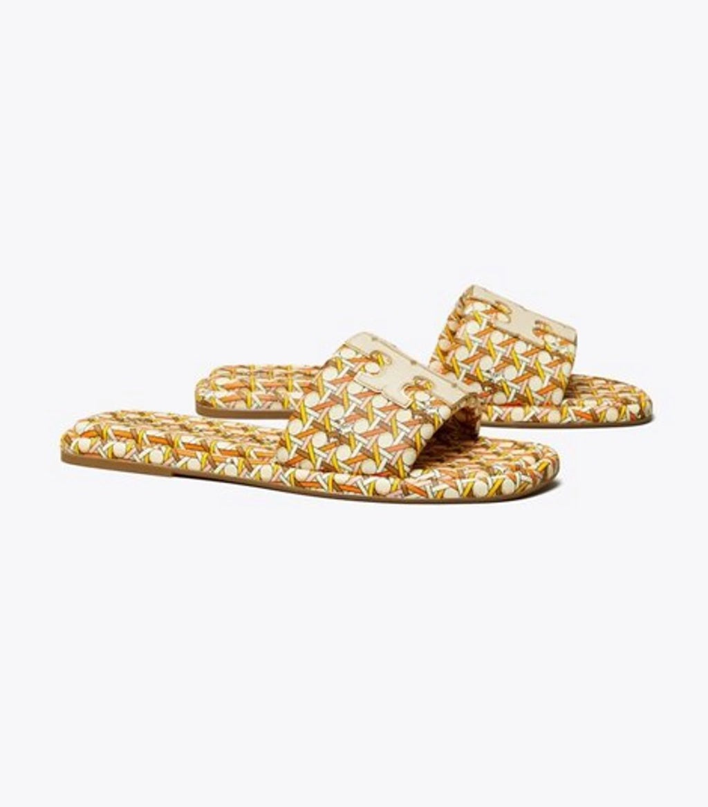 TORY BURCH DOUBLE T SPORT SLIDES – Caroline's Fashion Luxuries