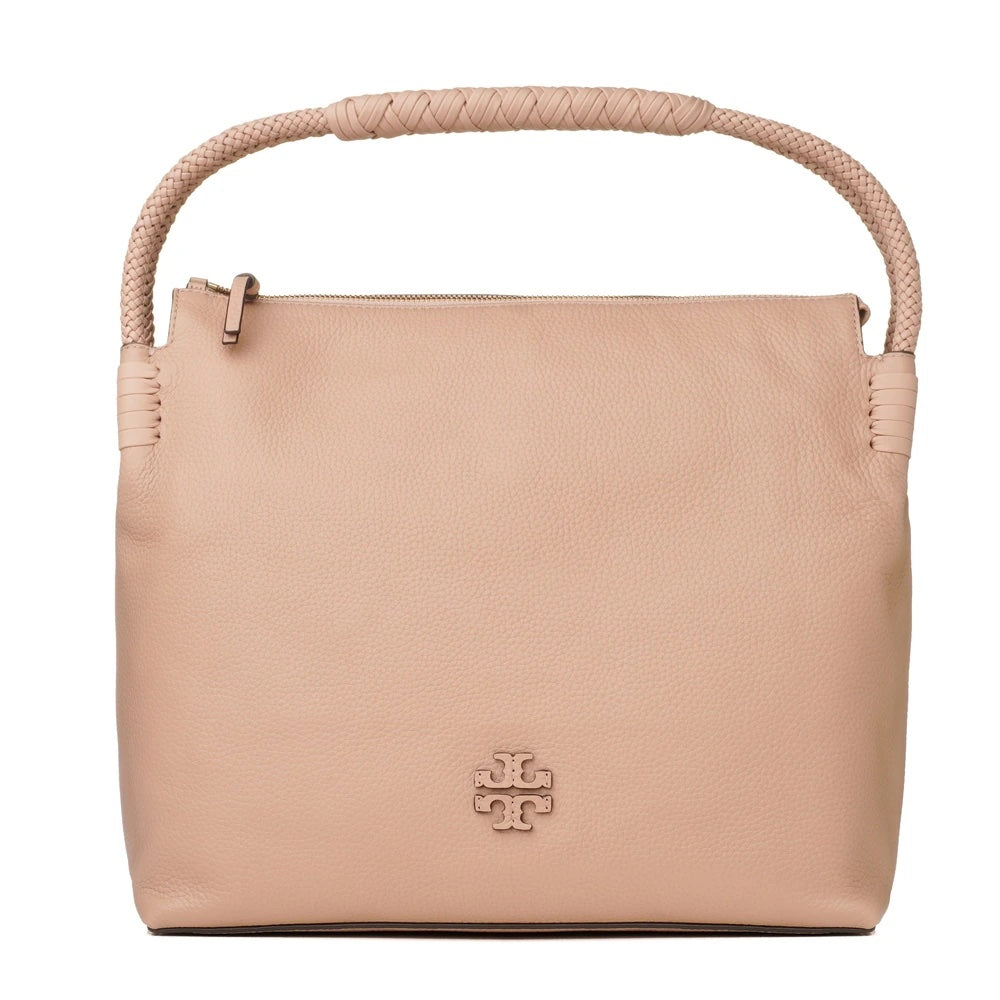 TORY BURCH TAYLOR PEBBLED LEATHER HOBO BAG – Caroline's Fashion Luxuries