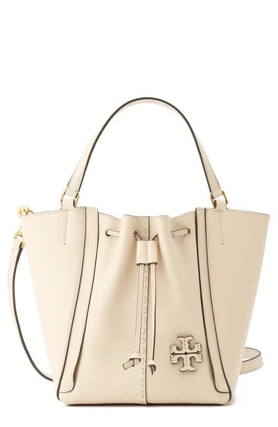 TORY BURCH MCGRAW DRAGONFLY DRAWSTRING MINI BAG IN BRIE – Caroline's ...
