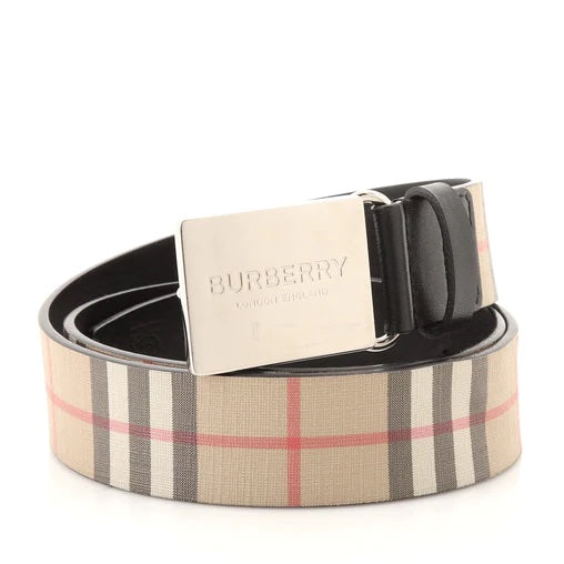 BURBERRY LOGO BUCKLE VINTAGE CHECK BELT – Caroline's Fashion Luxuries