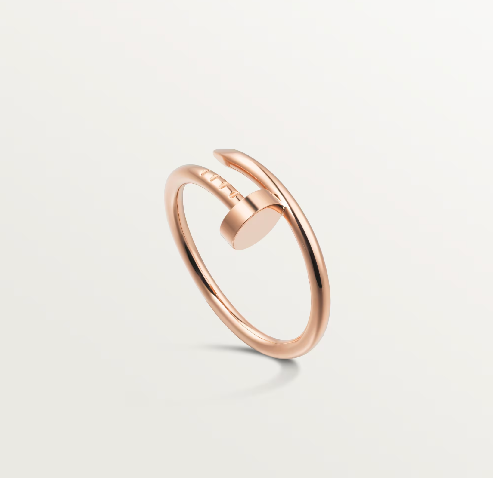 CARTIER JUSTE UN CLOU MINI 18K ROSE GOLD RING – Caroline's Fashion Luxuries