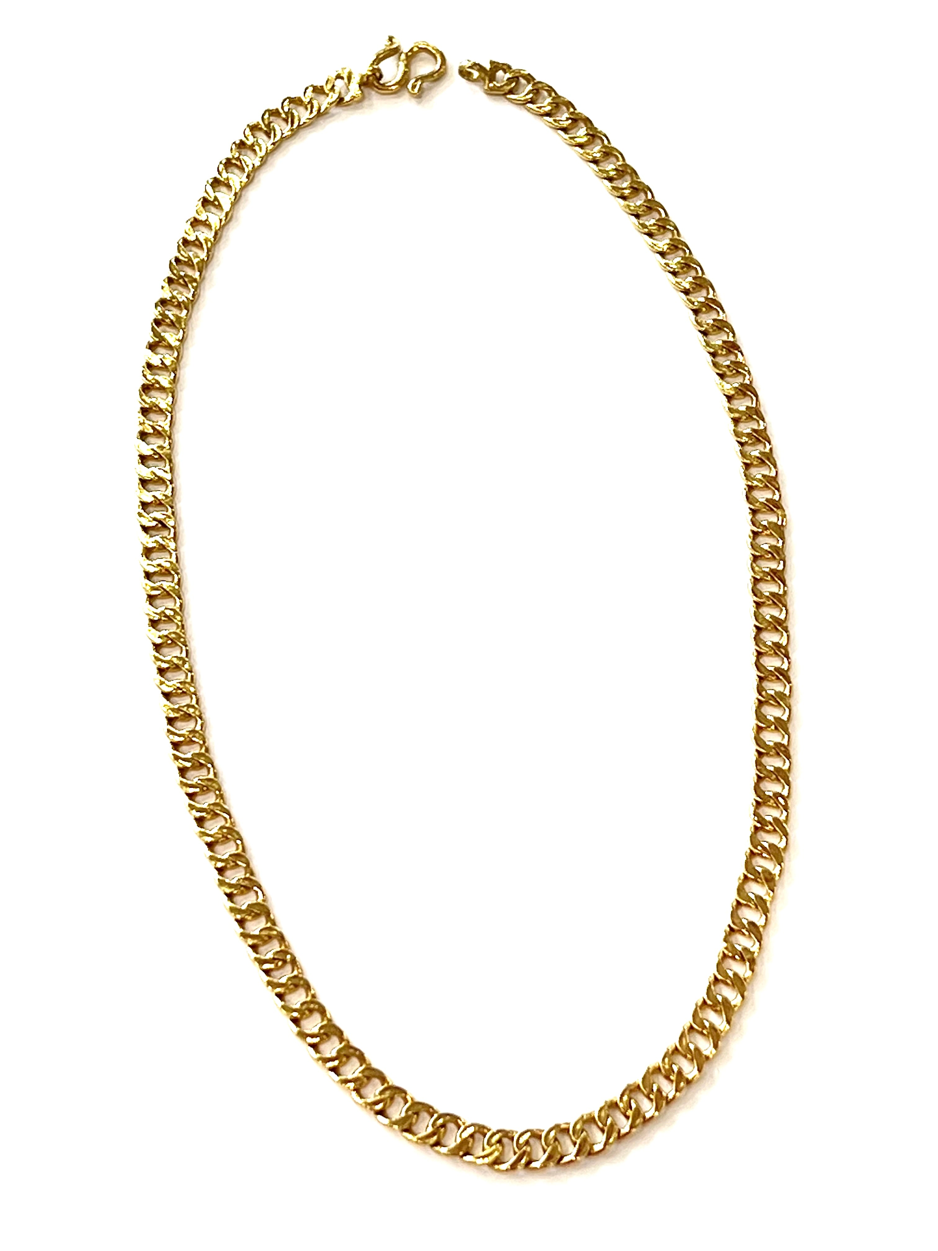 CUBAN LINK 24K GOLD CHAIN NECKLACE – Caroline's Fashion Luxuries
