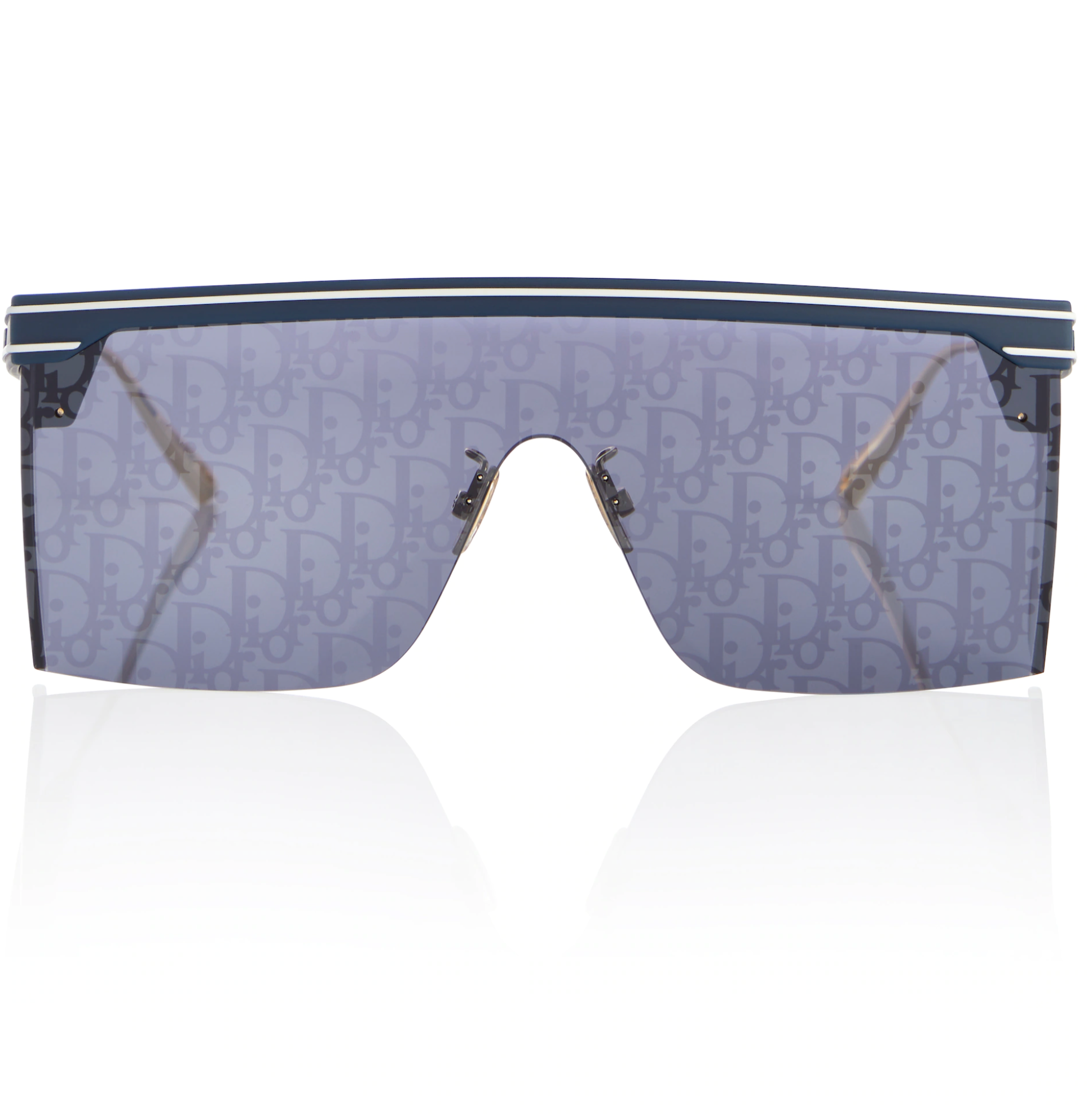 DIOR CLUB MU1 Blue Dior Oblique Mask Sunglasses – Caroline's Fashion ...