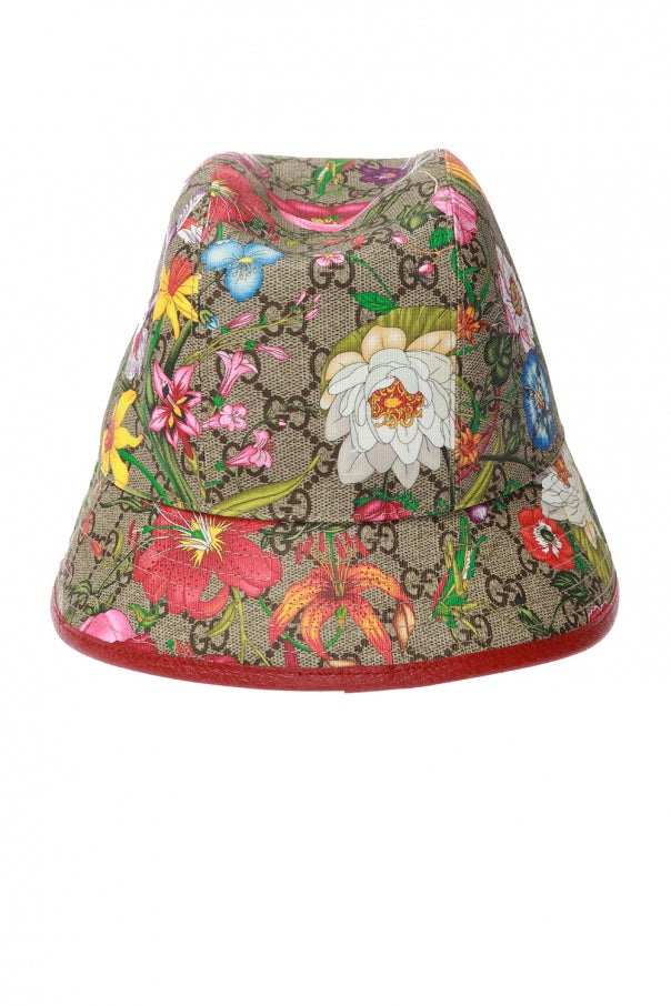 GUCCI GG SUPREME FLORA BUCKET HAT – Caroline's Fashion Luxuries