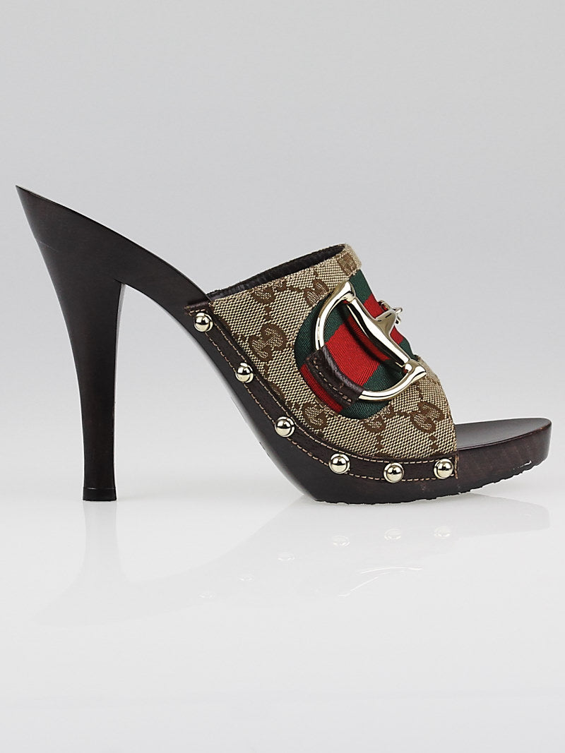 GUCCI GG WEB HORSEBIT MULES – Caroline's Fashion Luxuries