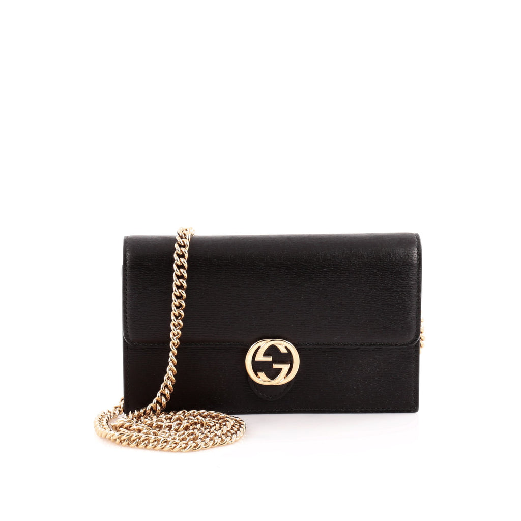 GUCCI Interlocking G Leather Cross Body Bag WOC – Caroline's Fashion ...