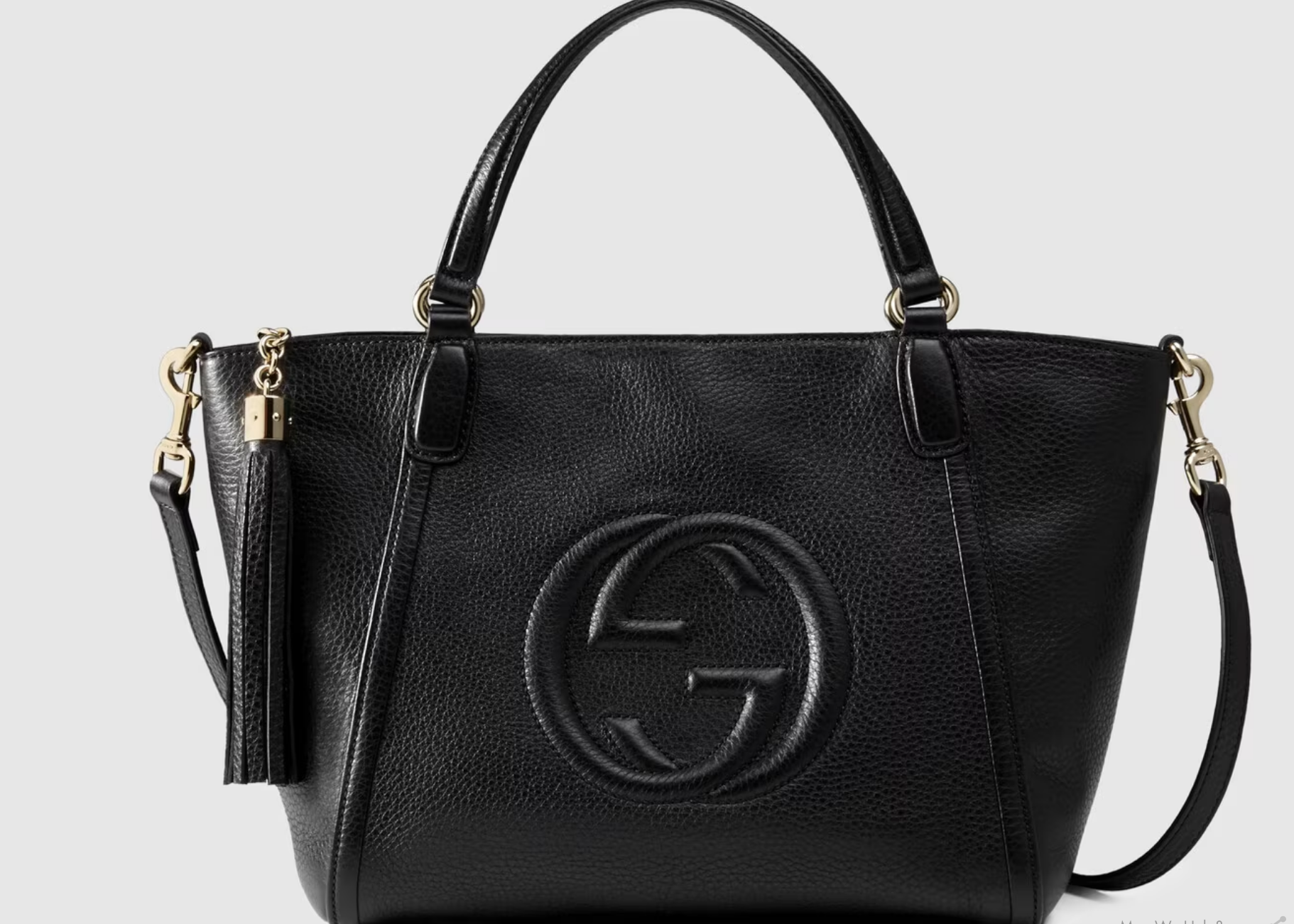 GUCCI PEBBLED LEATHER TOP HANDLE SOHO BAG – Caroline's Fashion Luxuries